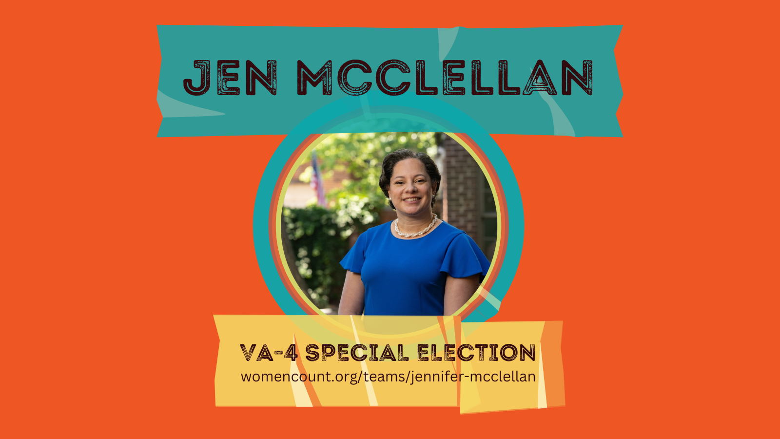 (TIME SENSITIVE): Support Jen McClellan in the VA-4 primary - WomenCount